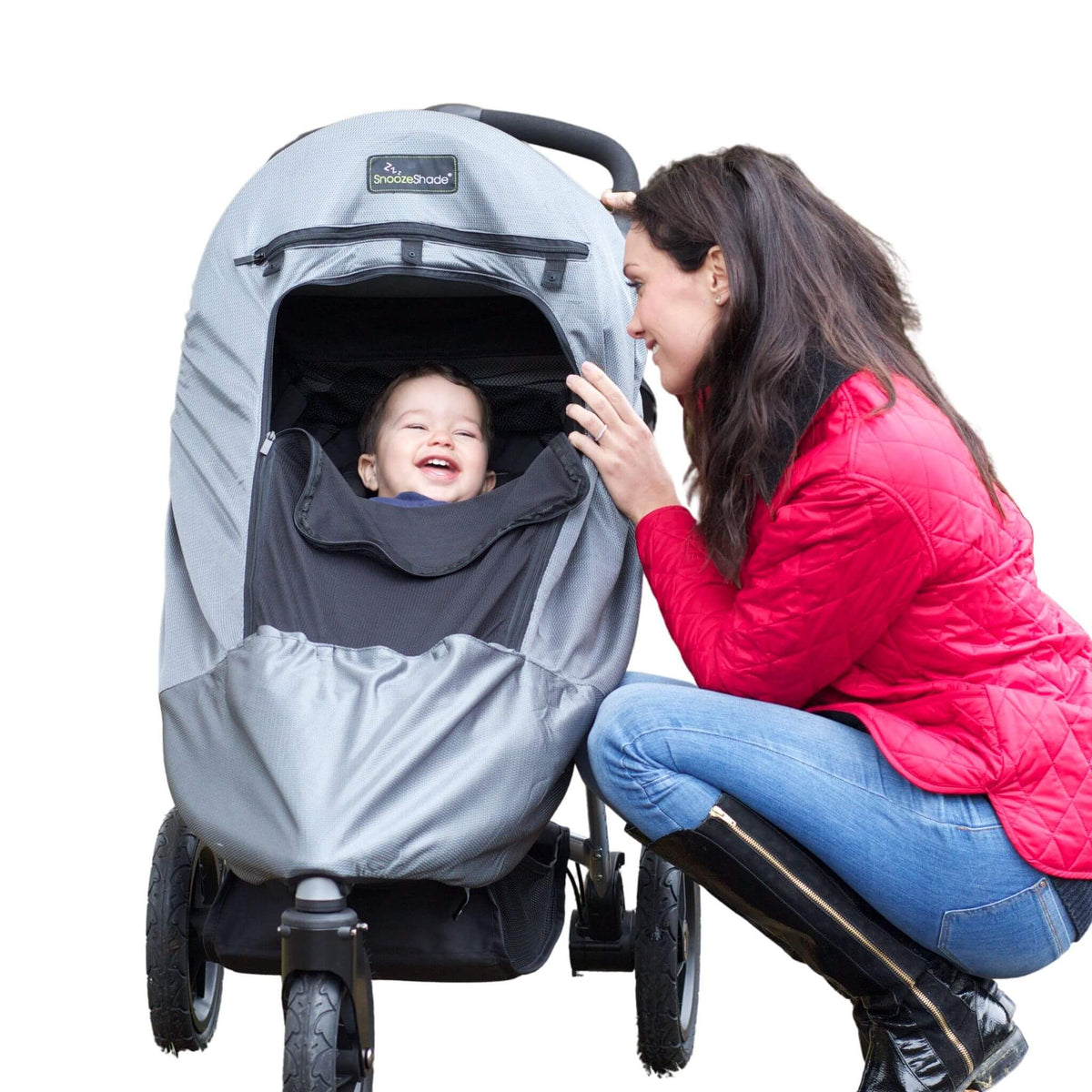 SnoozeShade Plus Deluxe (6m+) | Pushchair sun & sleep shade | SnoozeShade